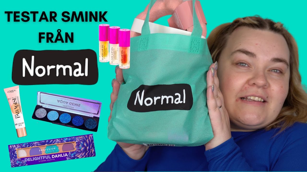 TESTAR SMINK FRÅN NORMAL - YouTube