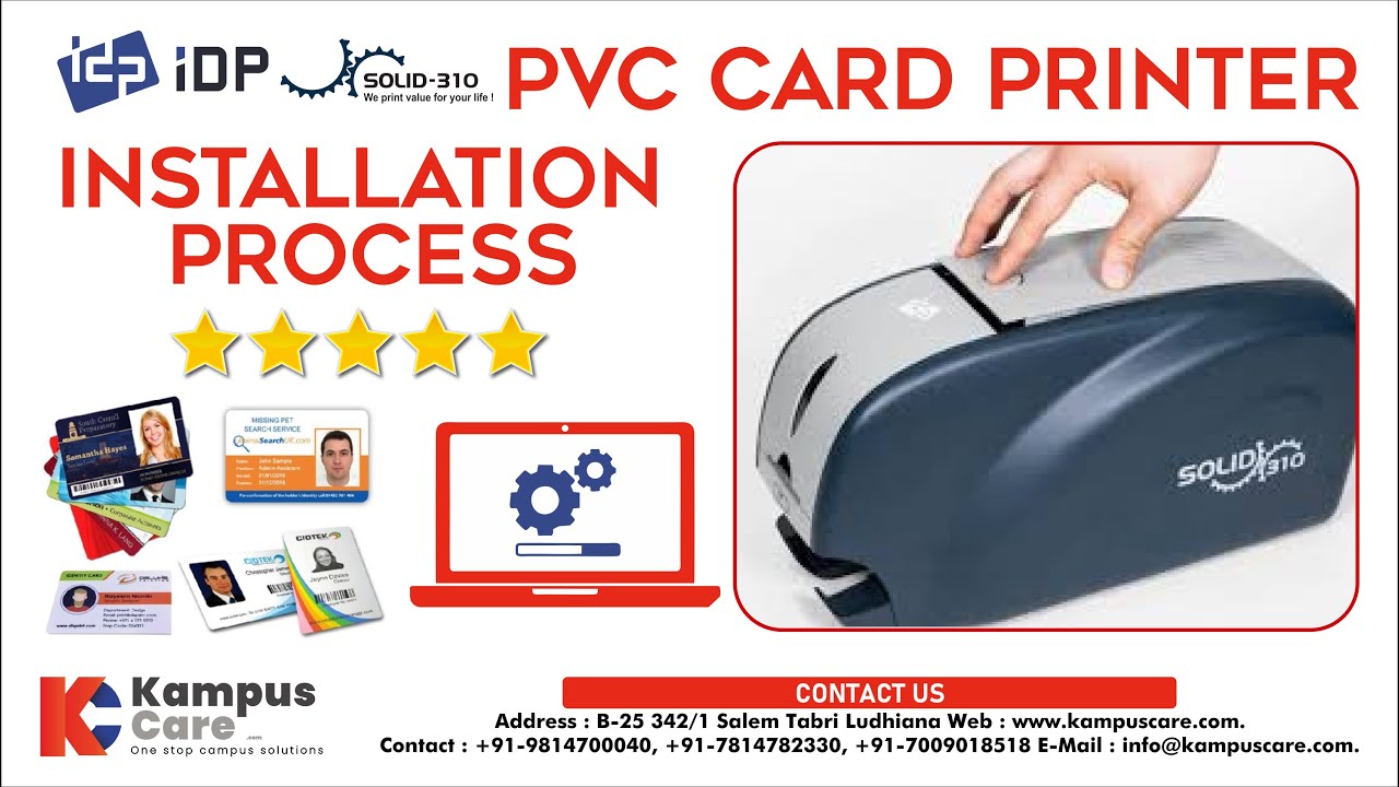IDP Solid 310D | Installation Video | Dual Side ID Card Printer ...