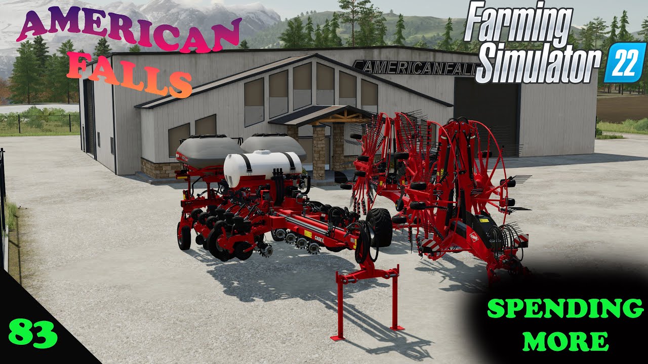 American Falls Ep 83 Time to get more crops into the ground Farm Sim 22 ...