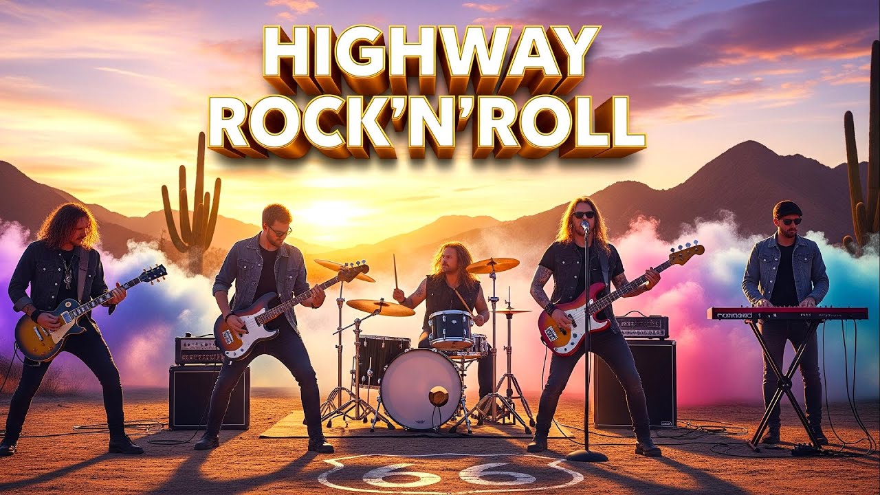 HIGHWAY ROCK’N’ROLL ⚡ Epic Desert Rock Band Performance | Powerful Road ...