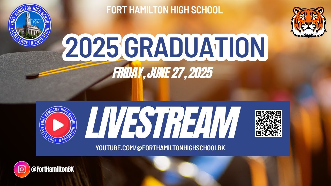 Fort Hamilton High School Graduating Class of 2025 - YouTube