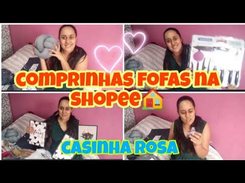 COMPRAS FOFAS PRO LAR NA SHOPEE💖🏠 CASINHA ROSA - YouTube
