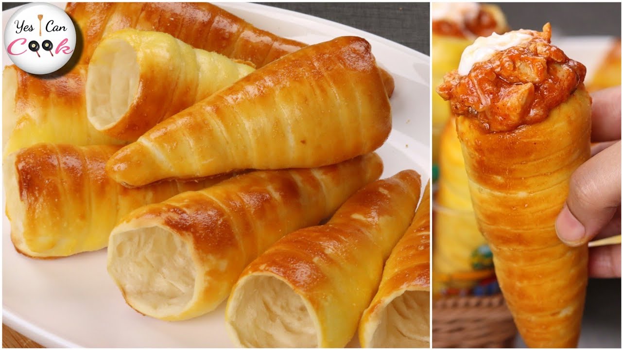 Homemade Cheesy Chimney Cones Step By Step Recipe (Ramadan Special) by ...