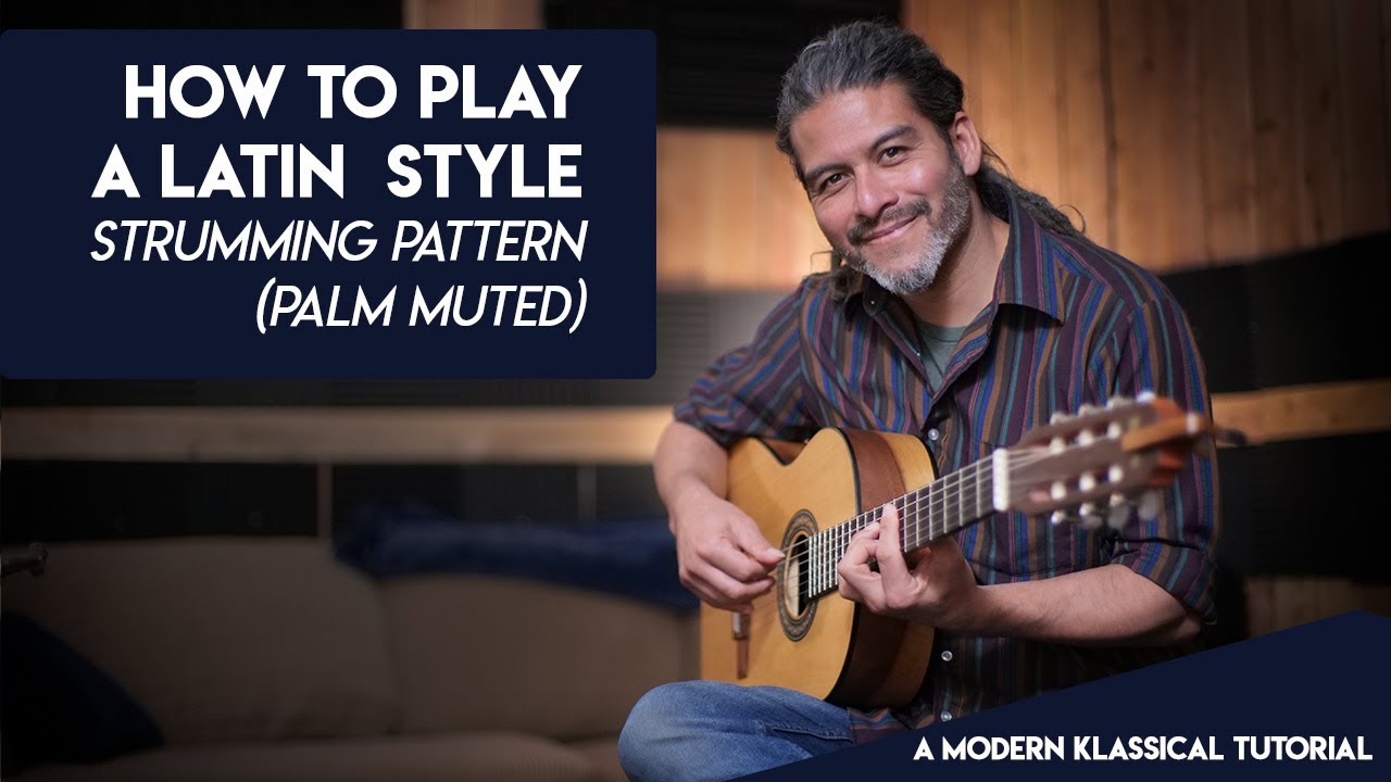 Learn to play a muted latin rhythm on the guitar! - YouTube