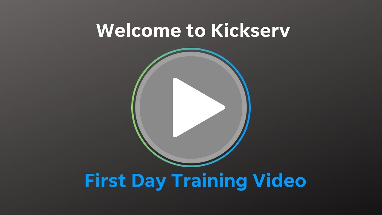 Kickserv: First Day Training Video - YouTube