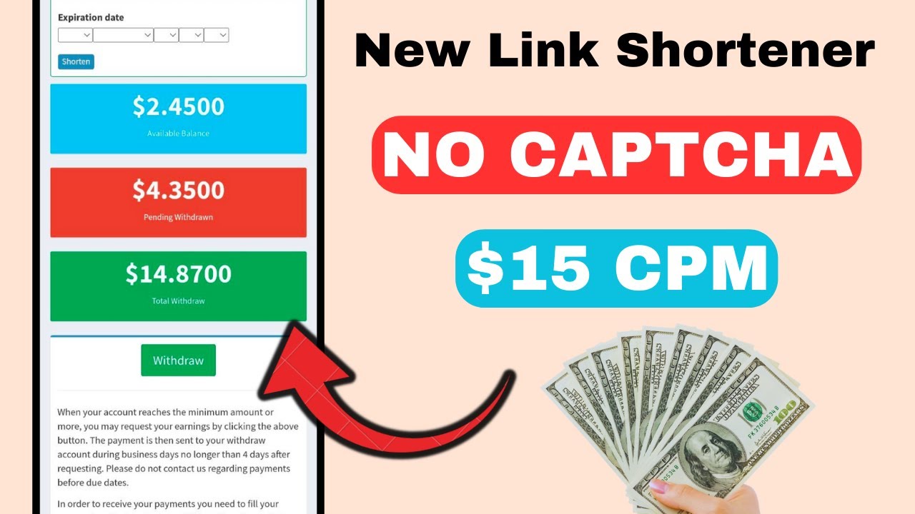 New High CPM URL Shortener | Instant Payment URL Shortener Unlimited ...