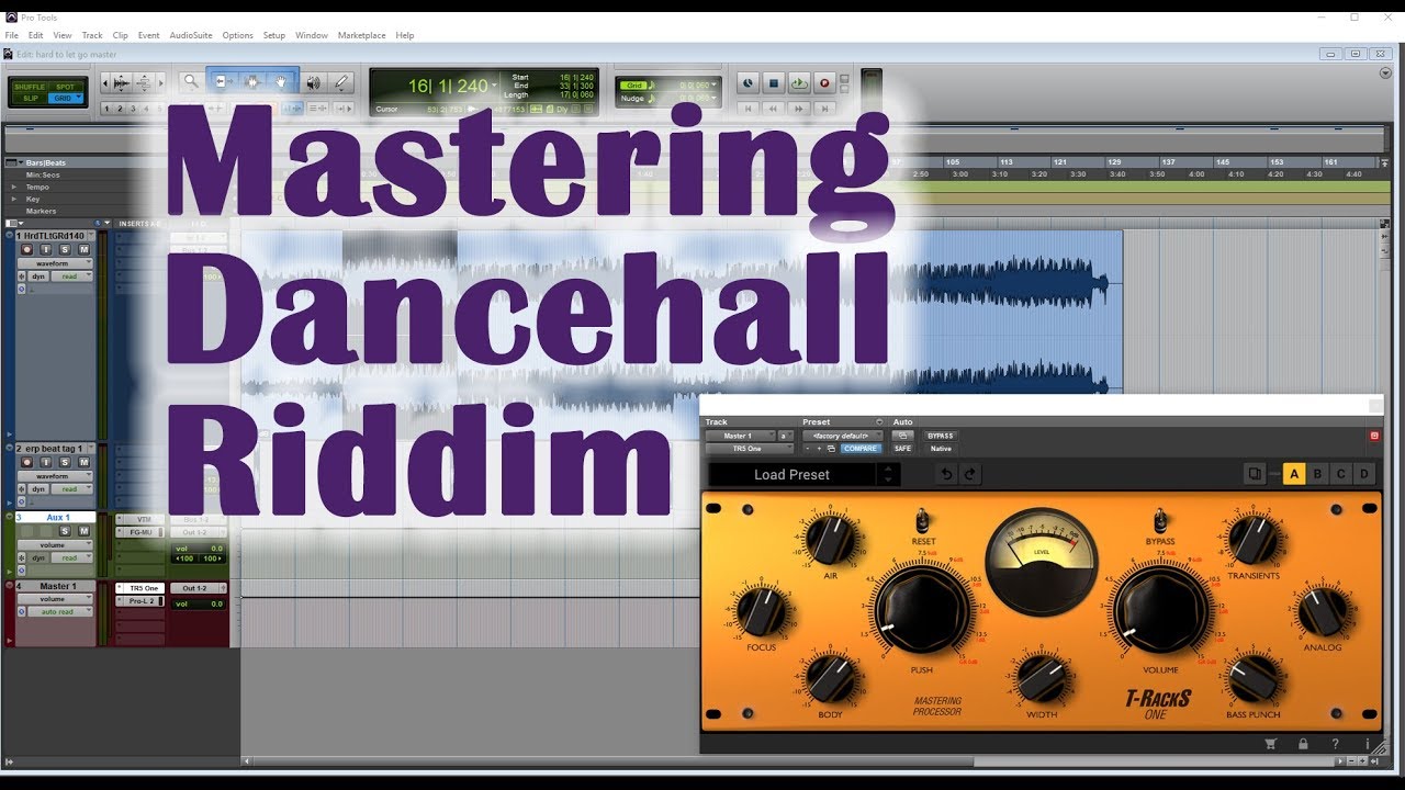 Mastering A Dancehall Riddim - YouTube