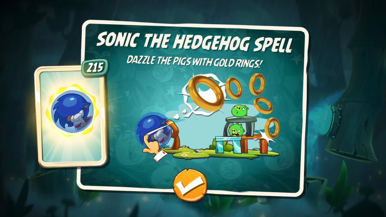 Sonic The Hedgehog Spell! in Angry Birds 2 - YouTube