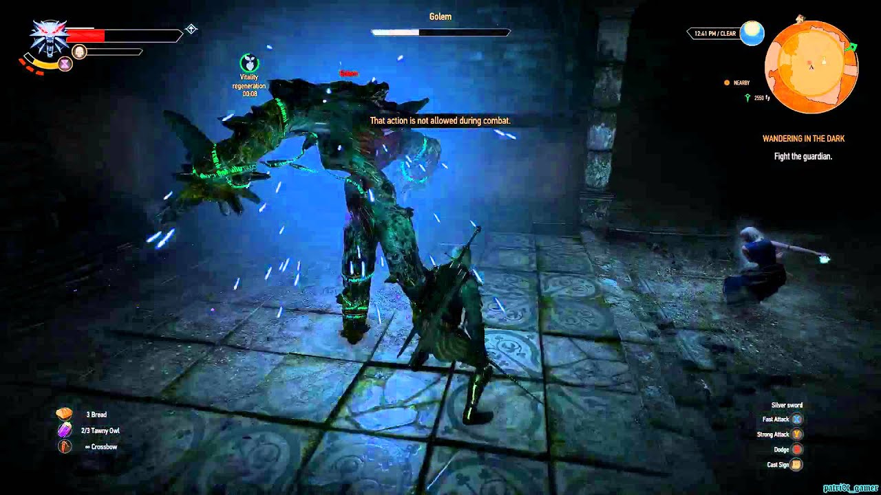 The Witcher 3: Wild Hunt - Golem - YouTube