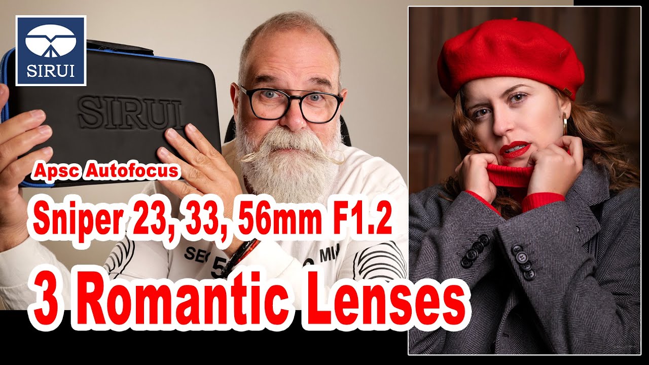 Lenses Sirui Sniper 23, 33 and 56mm F1.2 Autofocus APSC Fujifilm X ...