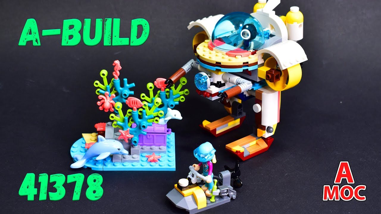 Friends Underwater walker LEGO 41378 alternative build review (A MOC ...