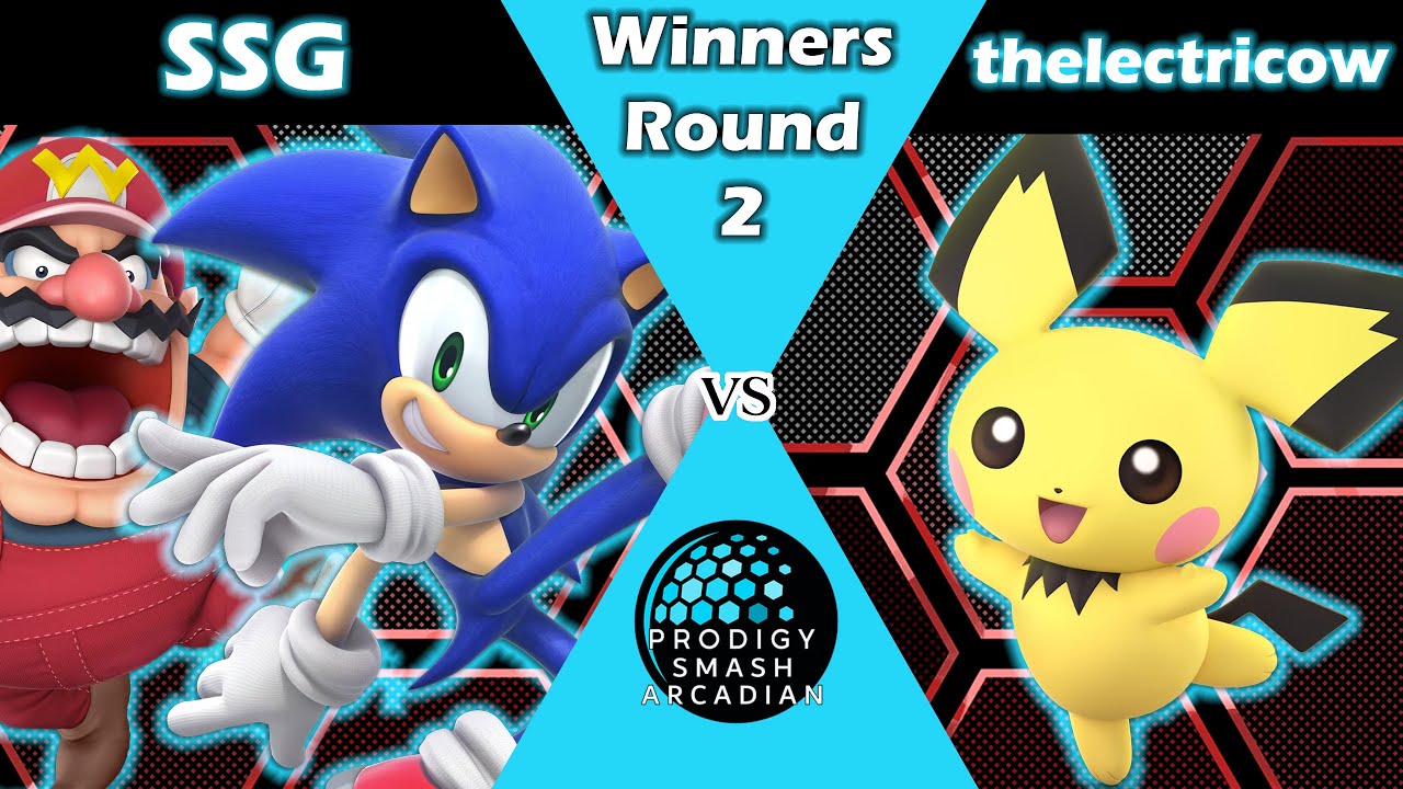 SSG (Sonic, Wario) vs. thelectricow (Pichu) Winners Round 2 - Prodigy ...