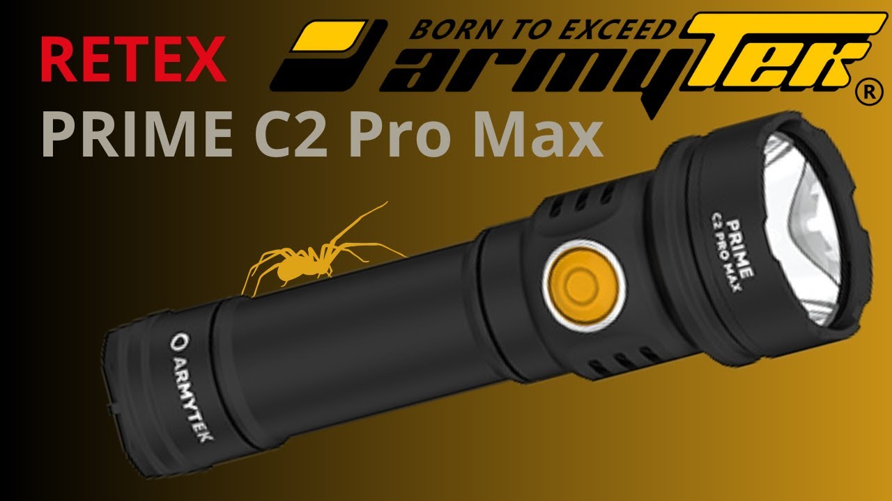 ARMYTEK Prime C2 Pro Max - La professionnelle ! - YouTube