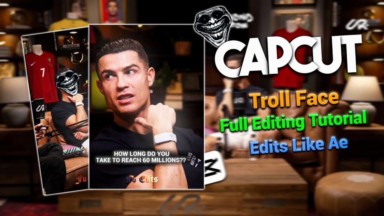 Troll Face Full Football Video Editing Tutorial [ Like Ae ] | Mobile ...