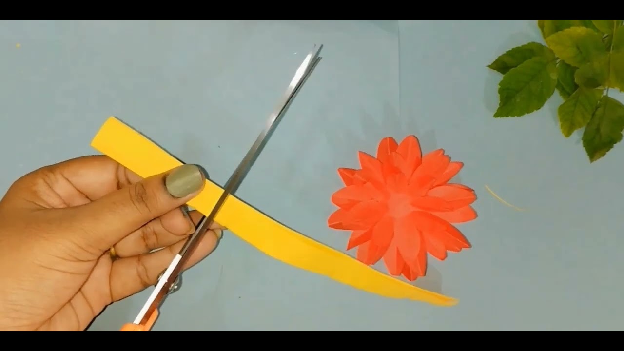 Beautiful paper Lotus flower 🌺 making tutorial -Diy paper Lotus Flower ...