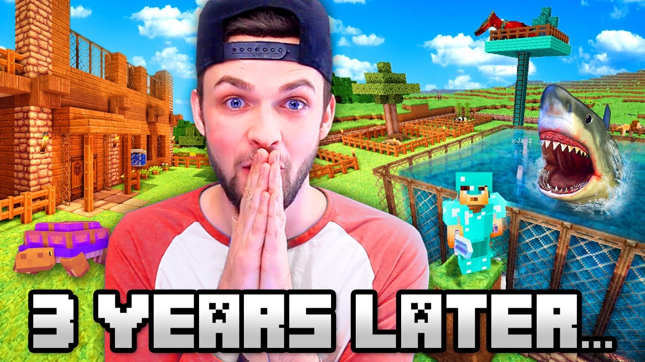 RETURNING TO MY *SECOND* MINECRAFT WORLD... Ali-A's Quest! 😱 - YouTube