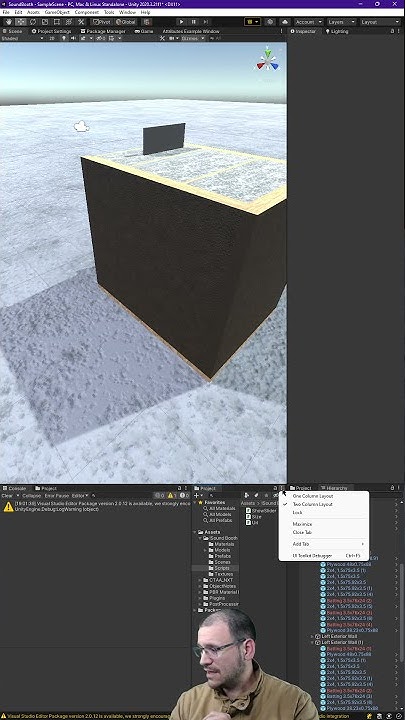 Quick Unity Tip - Project View can be set to One Column - YouTube