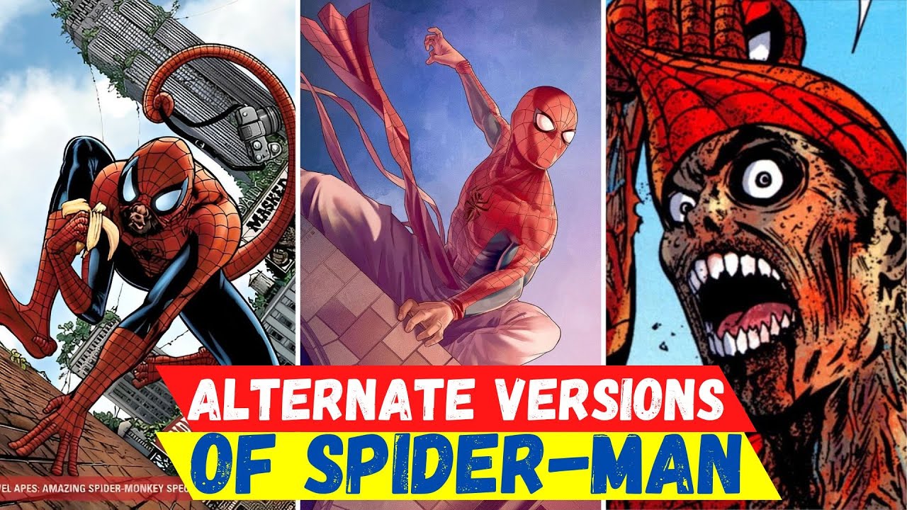 THE 12 BEST ALTERNATIVE VERSIONS OF SPIDER MAN! - YouTube