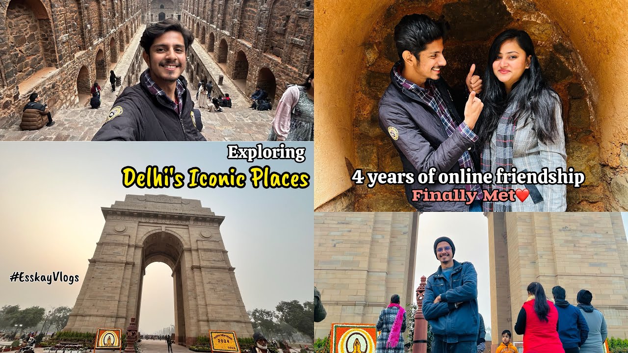 VLOG-43 (Exploring Delhi’s Iconic Places) - YouTube