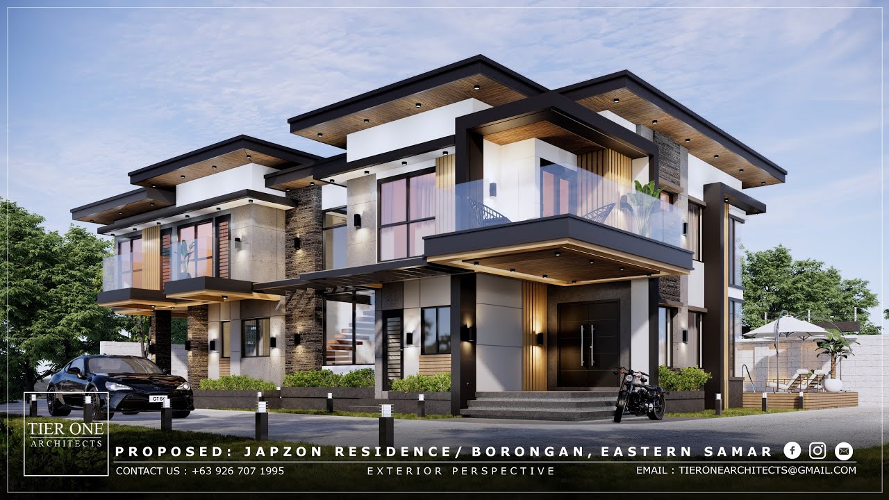 Japzon Residence - 385 SQM House - 1,600 SQM Lot - Tier One Architects ...
