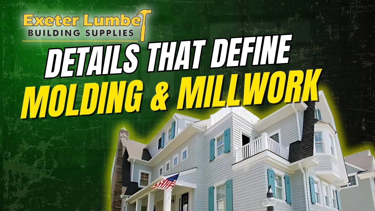 Exeter Lumber | Molding & Millwork for a Custom Finish - YouTube