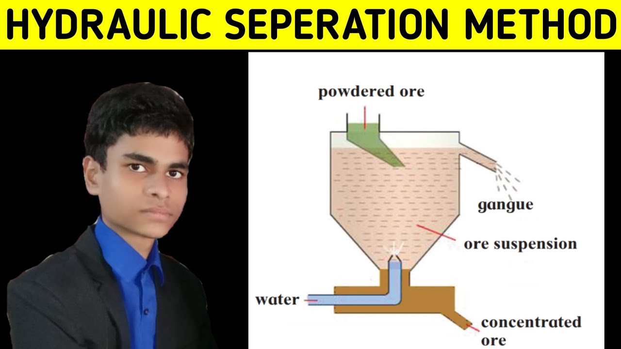 Concentration of ores | Hydraulic seperation method | Concept explained ...