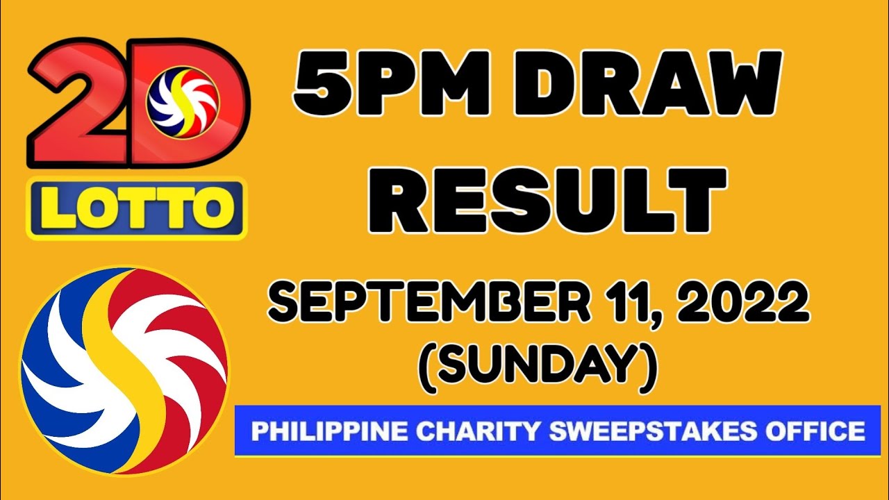Lotto 2D result 5pm draw for September 11, 2022 (LINGGO). - YouTube