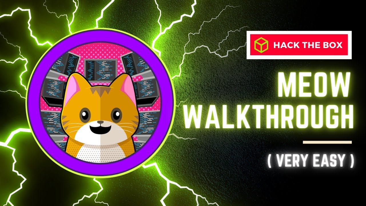 Meow - Hack The Box Walkthrough & Solution - YouTube