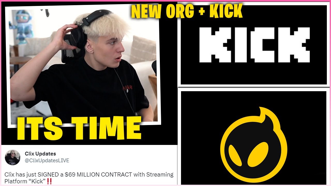 CLIX Officially Signed A Million Dollar CONRACT With KICK & Reveals His ...