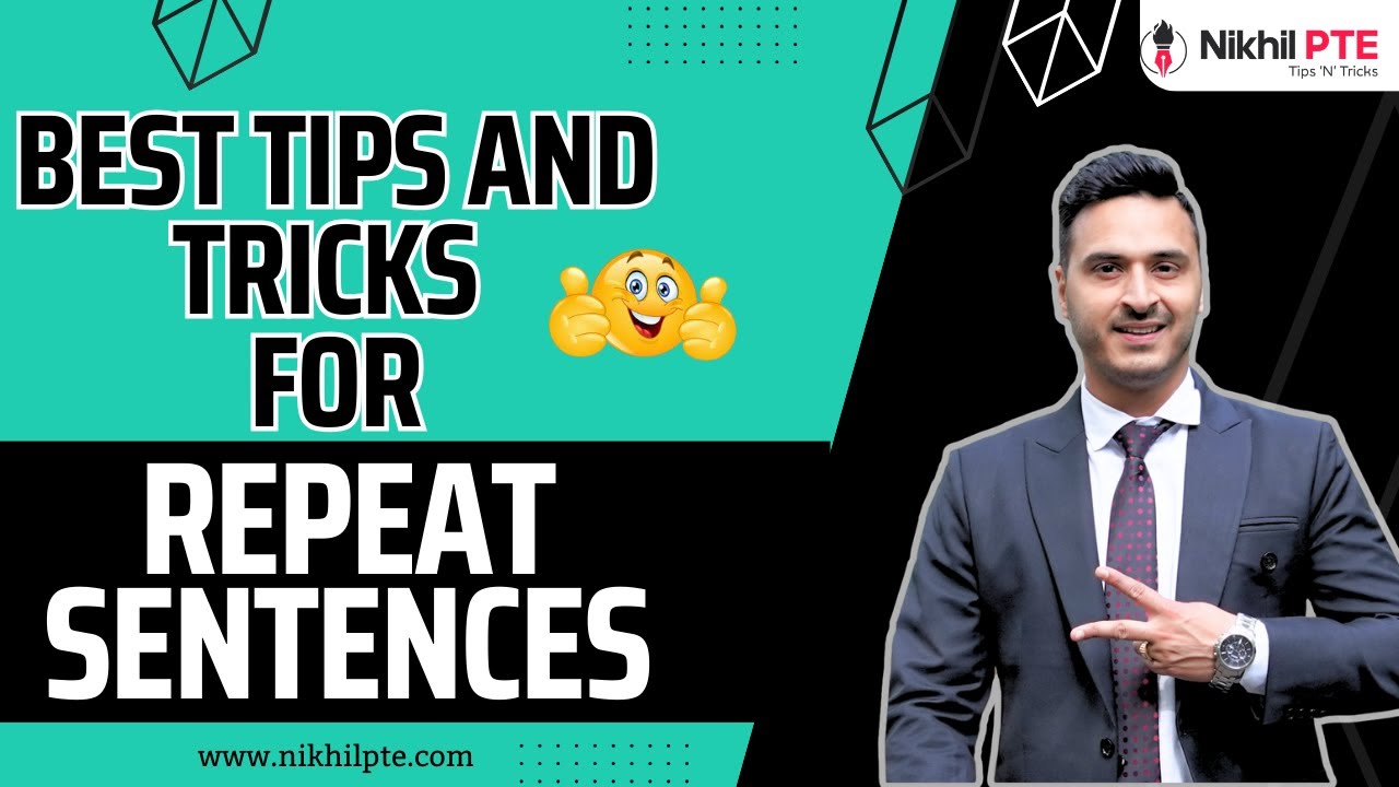 [ EASY WAY ] PTE SPEAKING - REPEAT SENTENCES TIPS AND TRICKS || PTE BY ...