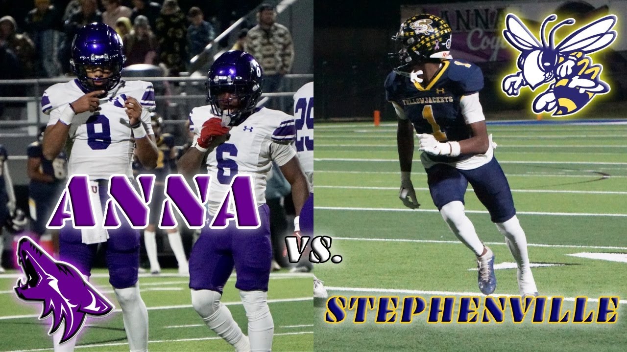 ANNA HIGH SCHOOL MAKES HISTORY!!! 🐺 | Anna vs. Stephenville Highlights ...