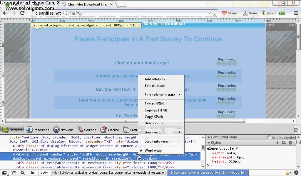 how to remove or skip survey no download & password - YouTube