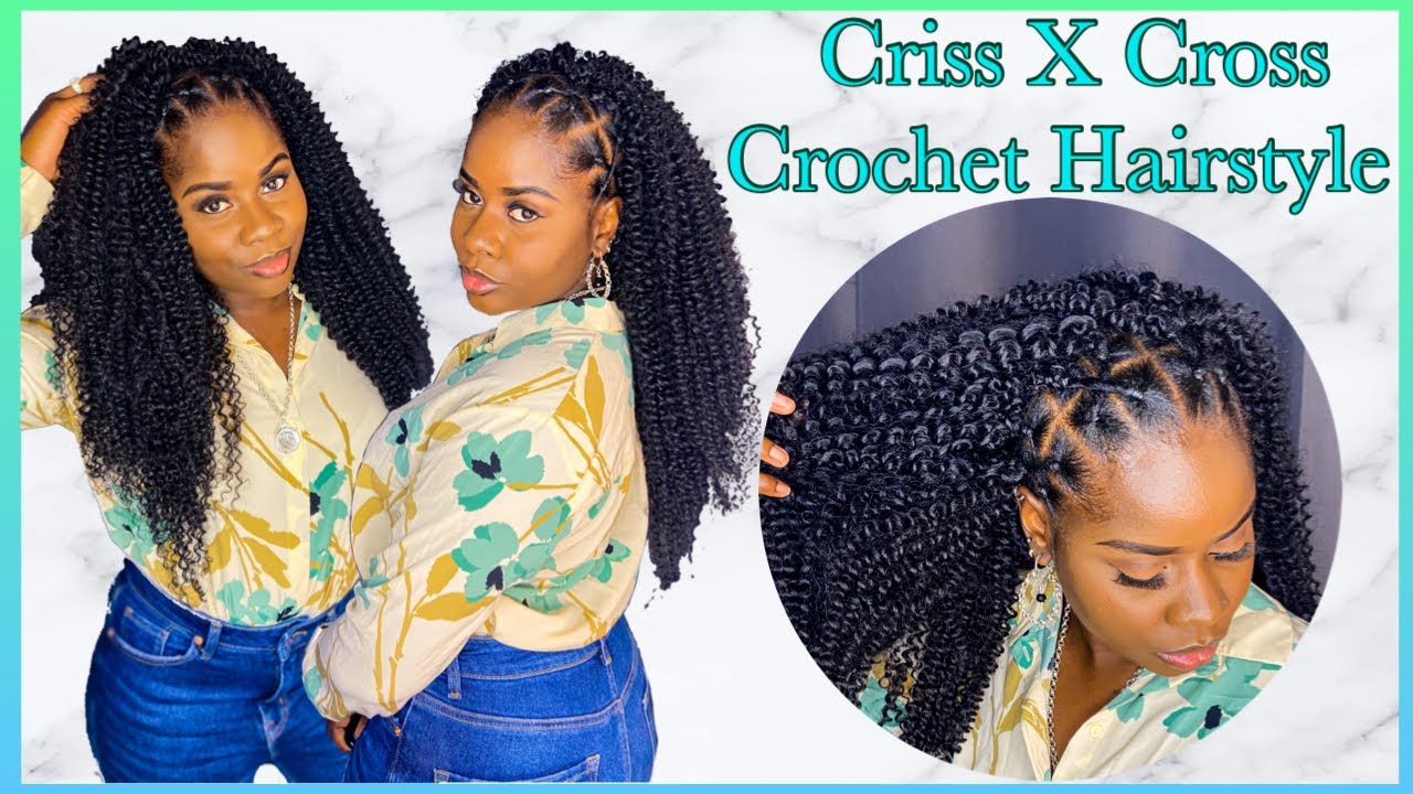 Criss Cross Hair Trend with Crochet Hair | Protective Style | *NO ...