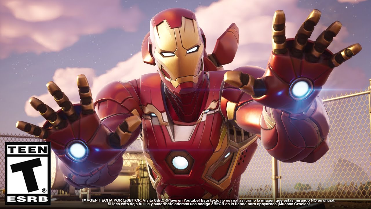 ¡INCREIBLE SKIN! IRON MAN x FORTNITE [ IRON MAN MARK 45 COMBOS ] - YouTube