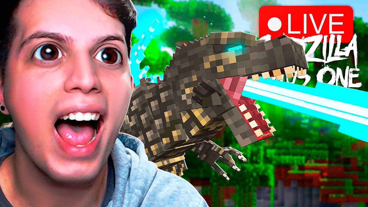 O NOVO GODZILLA MINUS ONE do MINECRAFT | AO VIVO - YouTube