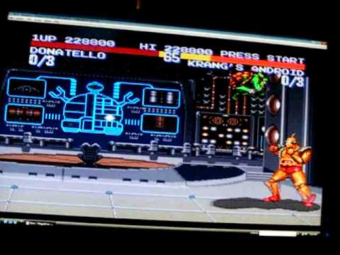 16 Bit Sega Genesis Teenage Mutant Ninja Turtles Tournament Fighters ...
