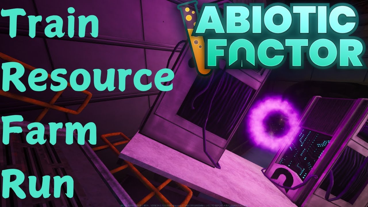 Abiotic Factor Dark Energy: The Train Full Resource Farm Run - YouTube