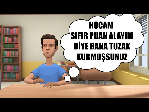 Okulda Sınavdan Kopya Çekip Sıfır Puan Alan Öğrenci