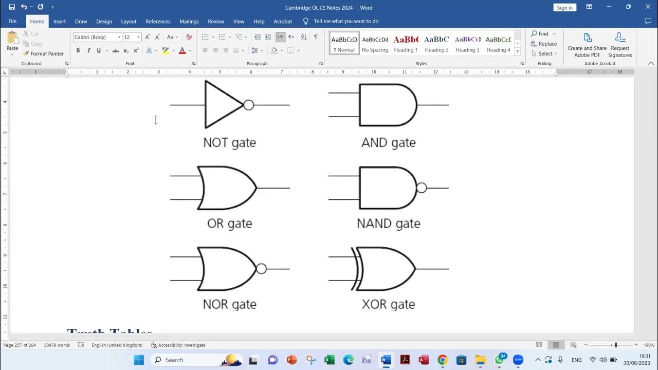 Cambridge Computer Science Chapter 10 Boolean Logic Part 1 - YouTube