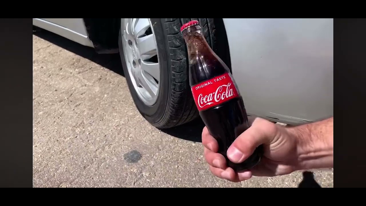 GoPro and car tire - YouTube