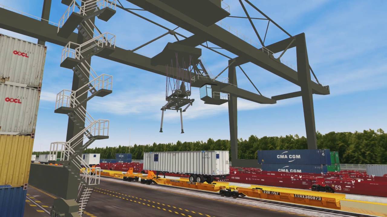 GlobalSim Crane Simulators - YouTube