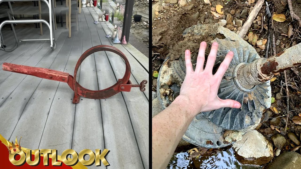 What Is This MYSTERIOUS Old Farm Tool With Blades And This Very Heavy ...