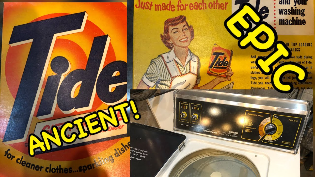 I Washed My Shirts With 60 Year Old Soap in a 40 Year Old Washer - YouTube