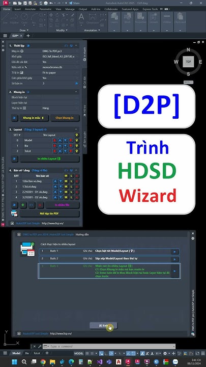[D2P] In PDF nối file - Trình hướng dẫn sử dụng#wizard #d2p #autolisp #autocad | AutoLISP ...