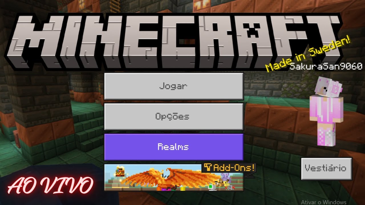 SERVIDOR BEDROCK/JAVA VER.1.21 AO VIVO!!!!! JOGANDO COM INSCRITOS!!!! - YouTube