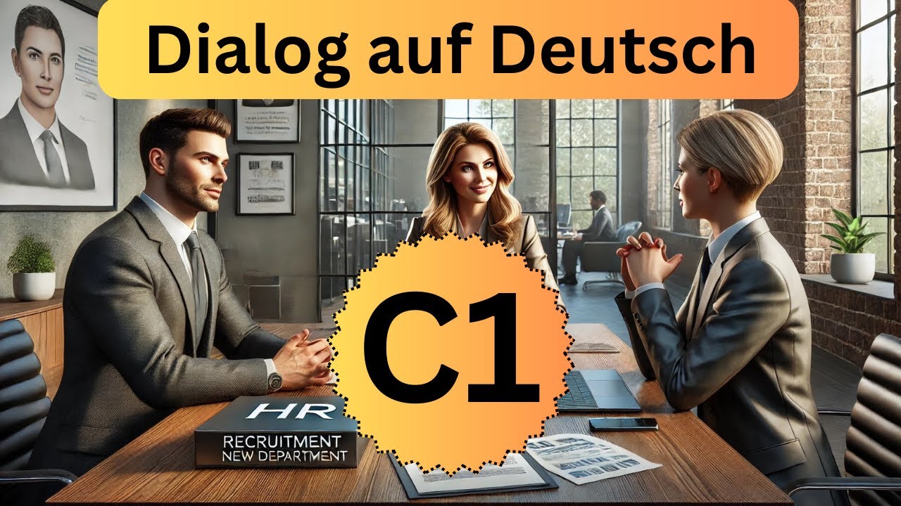 Dialog auf Deutsch C1 | German C1 Dialogue | Business German | Business ...