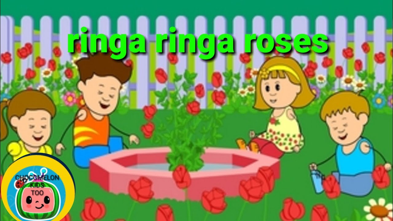 ringa ringa roses!! ringa ringa roses song nursery kids rhymes ...