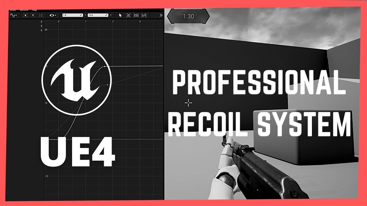 Unreal Engine 4 Realistic Recoil System Showcase - YouTube
