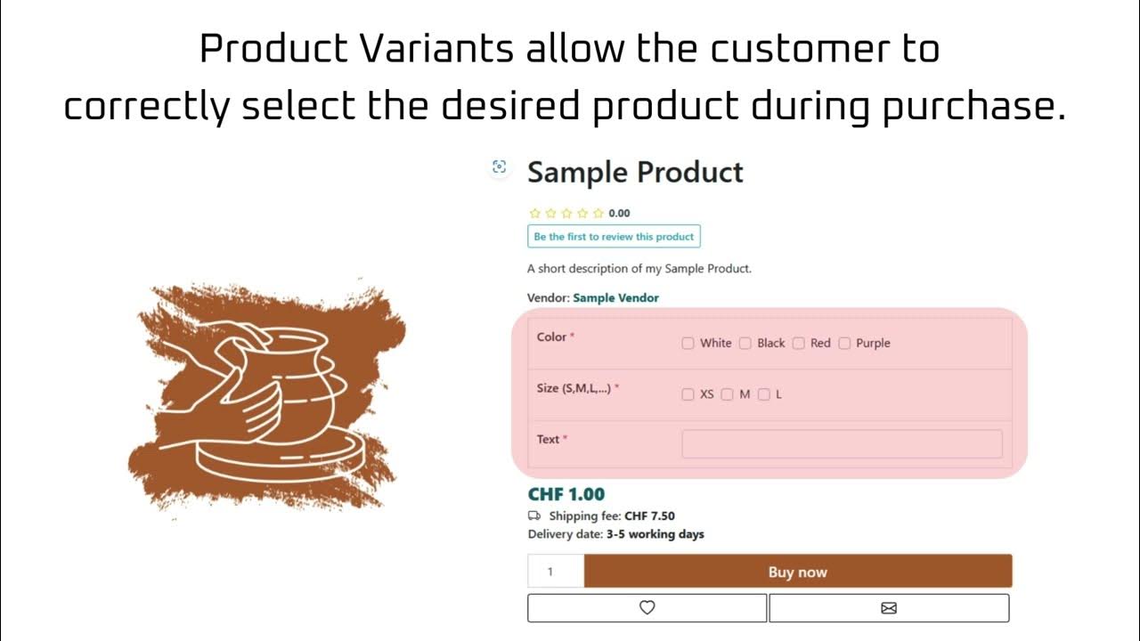 How to add Product Variations - Wellmade.ch - YouTube