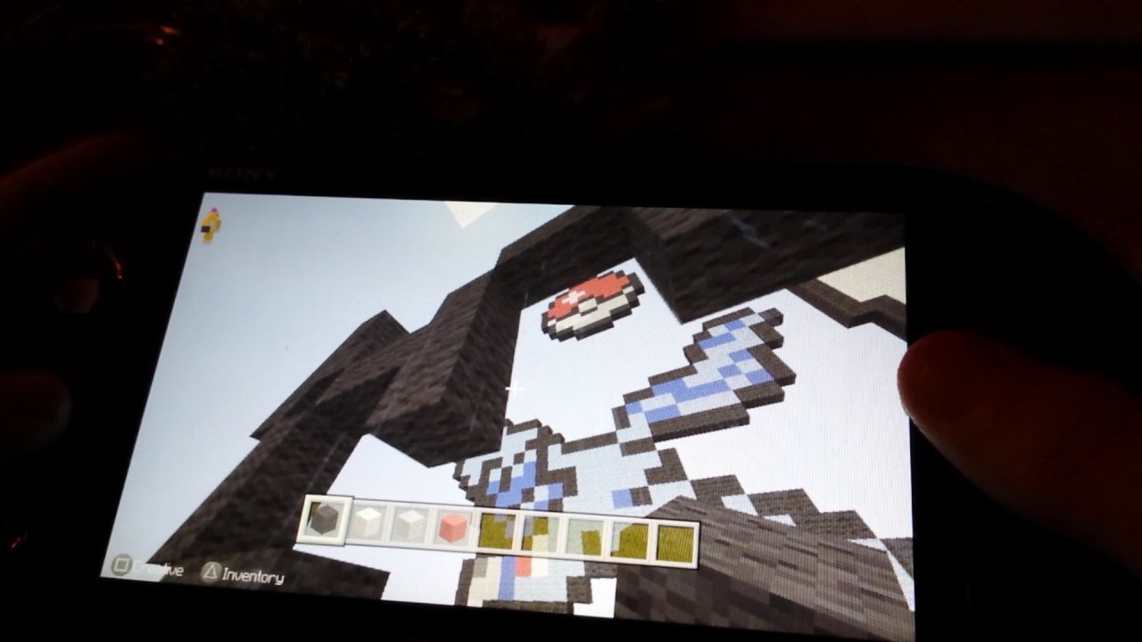 Mincraft pokeball pixelart tutorial - YouTube